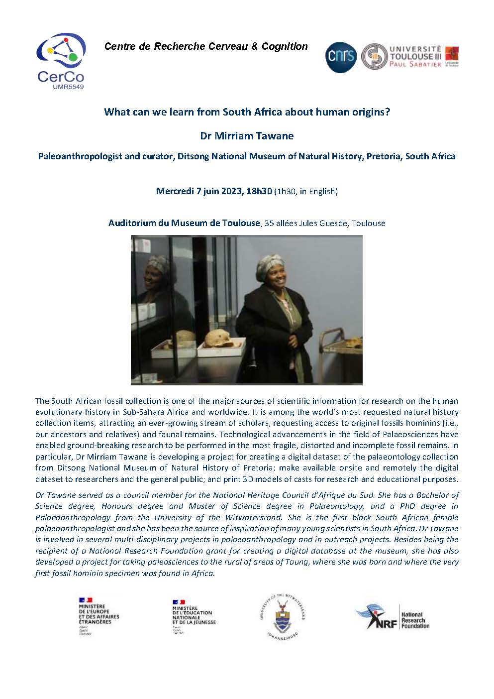 Conférences Université de Toulouse - TMBI